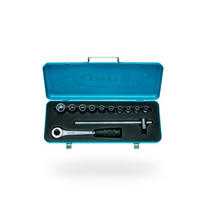 JOGO DE SOQUETES D19LMZ (10 A 22MM) GEDORE BLUE | Abrafer